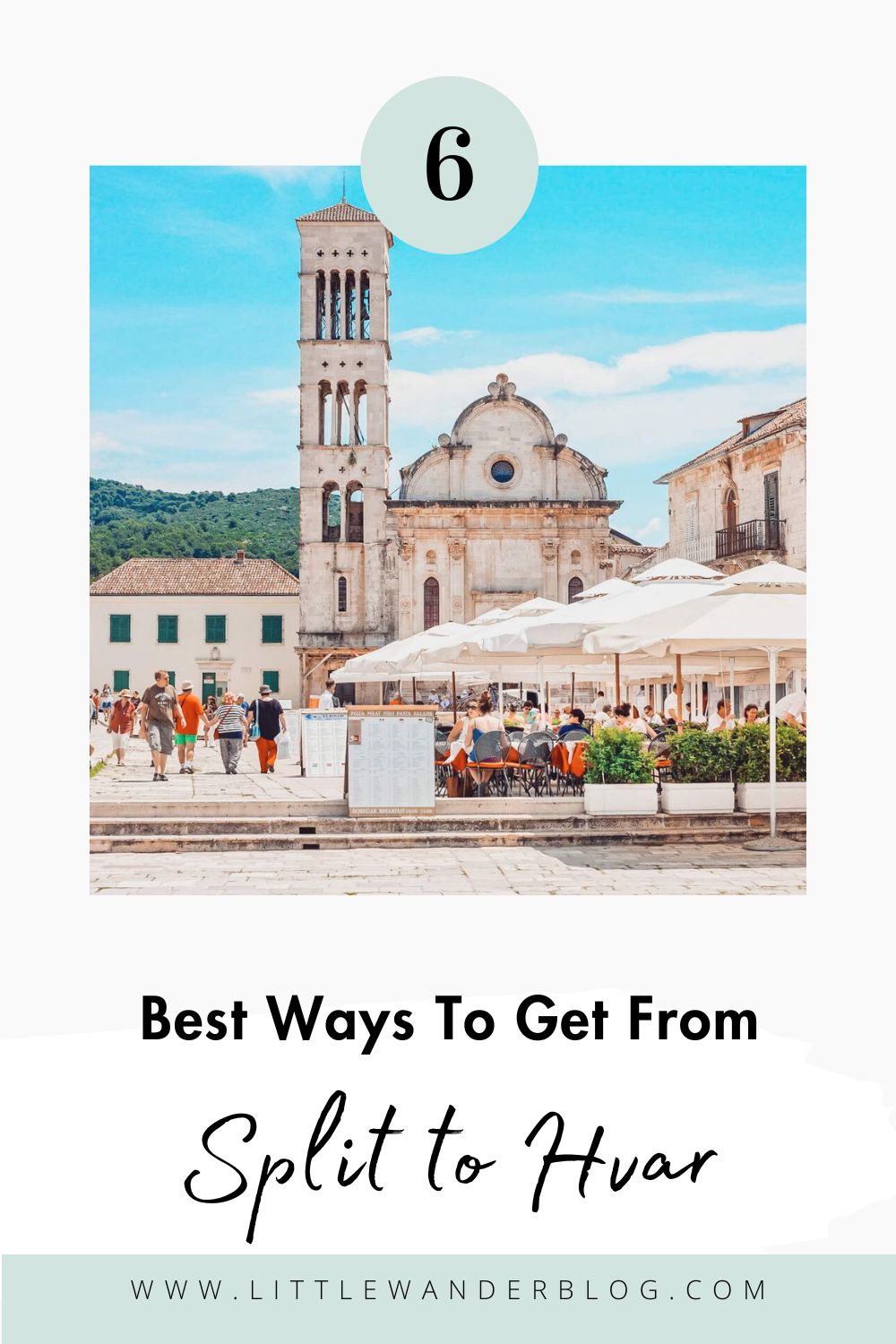 6 BEST Ways To Get From Split To Hvar - Little Wanderblog